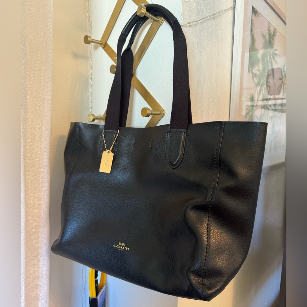 Coach Derby Tote Black ~ Insert Included - Gem